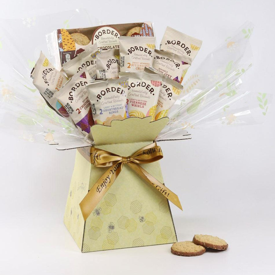 Chocolate Bouquets - Biscuit Lover Bouquet with Assorted Border ...
