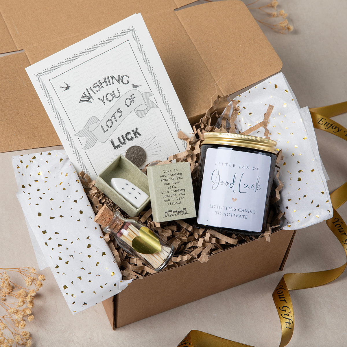 A Little Jar of Good Luck – Wedding Gift Box for the Married Couple ...